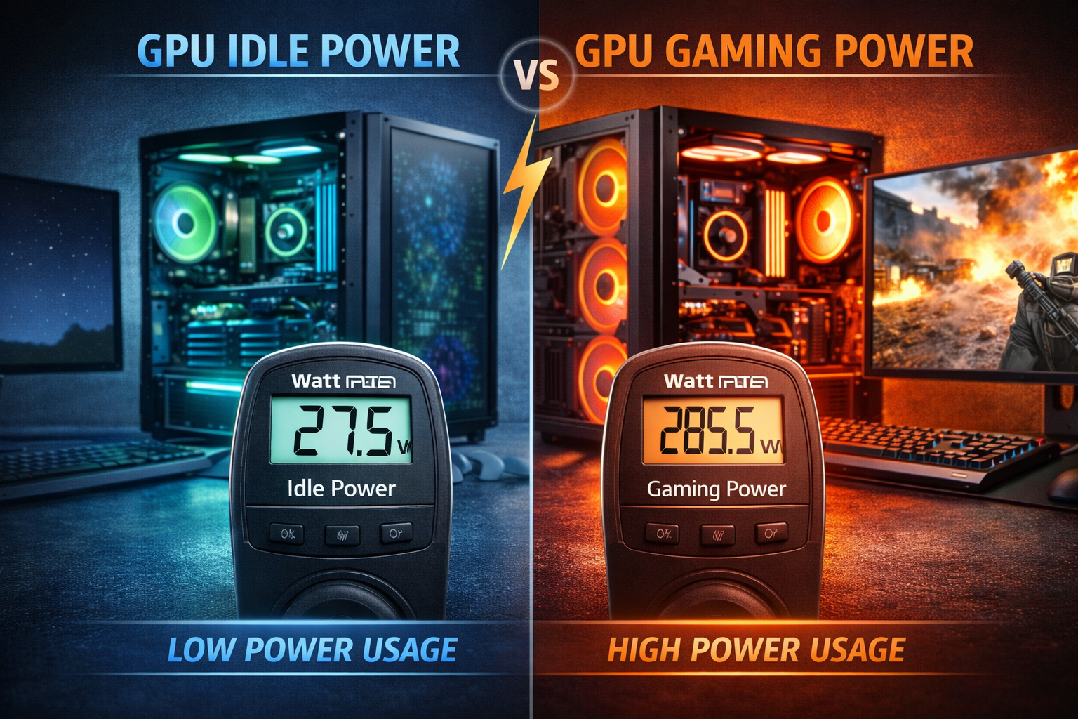 How Many Watts Does a GPU Use? (Complete Power Consumption Guide)